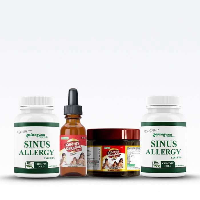 Arogyam Sinus Care Combo Pack (Allergic Rhinitis) – arogyamayurveda