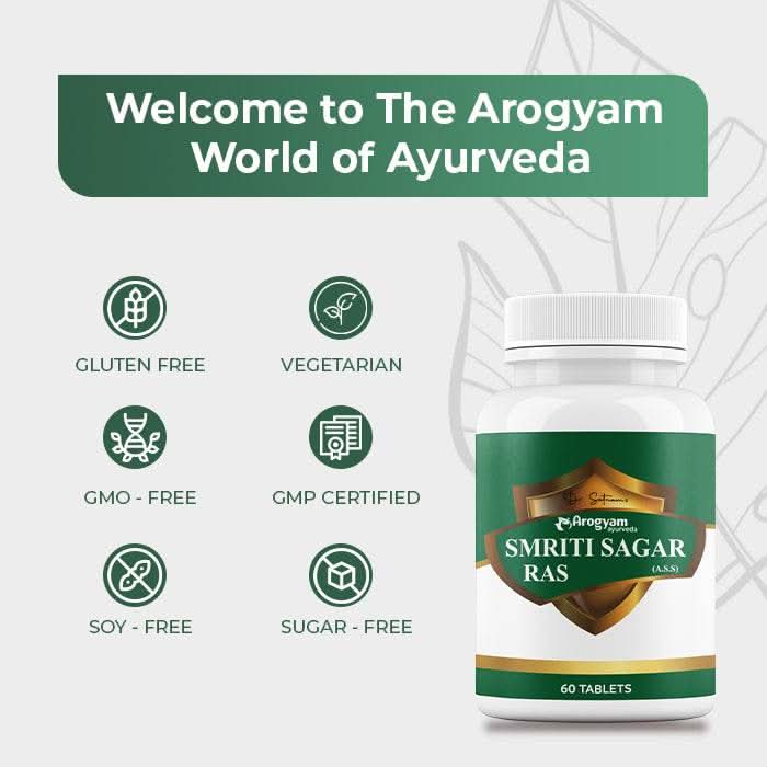 Smriti Sagar Ras Tablets, 60 Tablets – arogyamayurveda