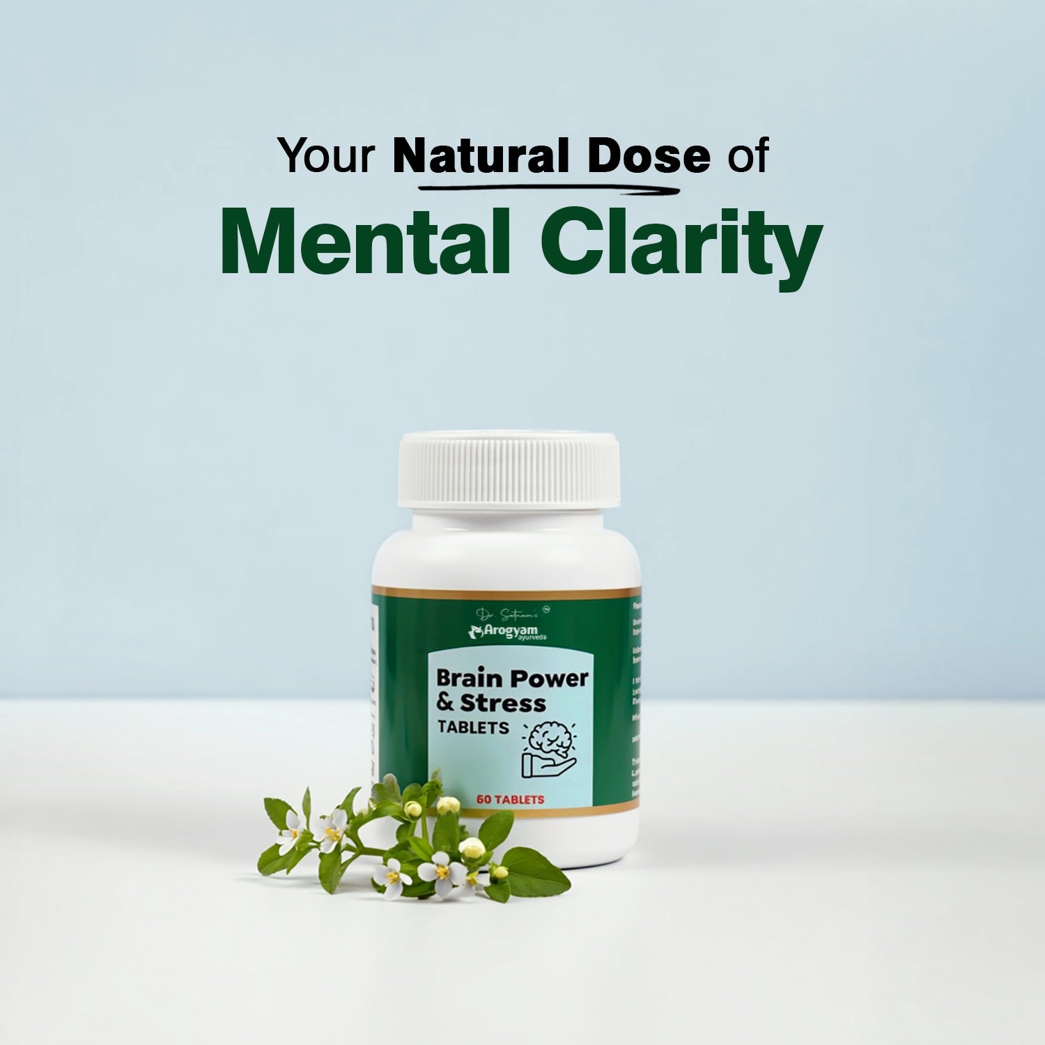 Brain Power Tablets by Arogyam, 60 Tablets – arogyamayurveda