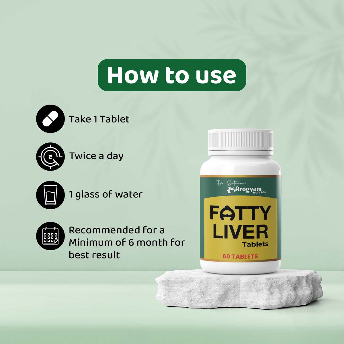 Arogyam Fatty Liver Tablets, 60 Tablets – arogyamayurveda